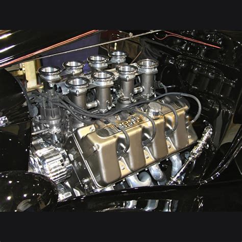 High Simulation V8 Engine Hood Fan Air Intake Motor Radiator Kits For 1