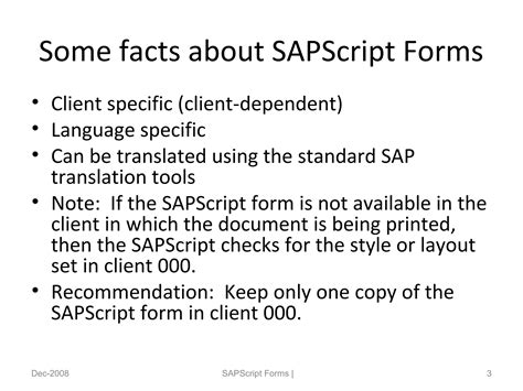 Chapter Sap Script Forms Ppt