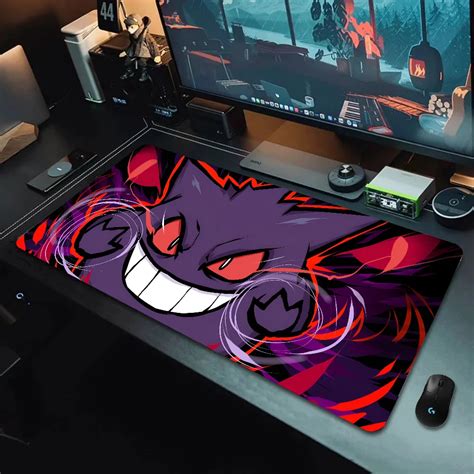 P Pok Mon Gengar Grande Mousepad Mouse Mat Desk Pad Acess Rios Para