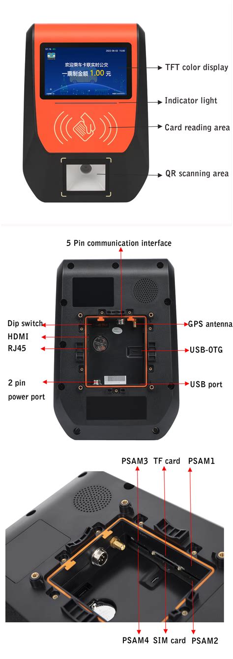 Gsm G G Nfc Android Bus Pos Terminal With Api Qr Code Scanner Buy Bus Qr Nfc Reader Bus Qr