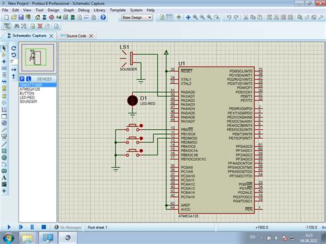 Github File5proteus Projects Atmega128 Simple Projects Of Atmega128