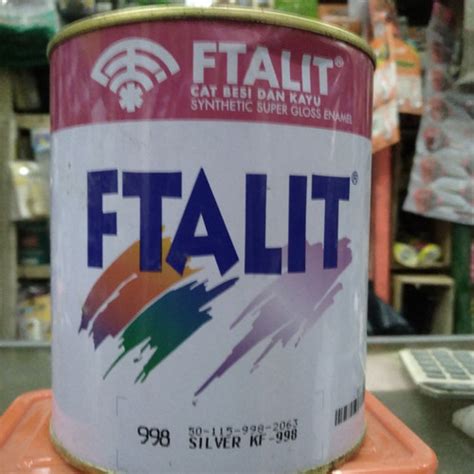 Jual Kansai Ftalit Warna Silver Cat Kayu Dan Besi Ukuran 1ltr4ltrl