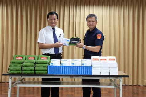 員榮醫療體系員榮醫院 【員榮醫療體系贈送員林分局設備及快篩 讓員警無後顧之憂】