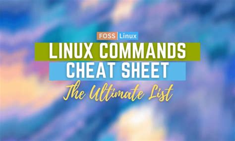 The Ultimate Linux Commands Cheat Sheet
