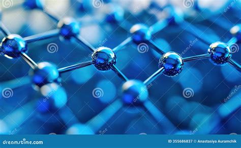 Nano Particle Molecule Ai Generation Stock Image Image Of Biology