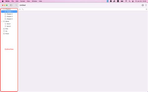 Macos App 5 Use Nsoutlineview Writer Is A Macos Program That I Want