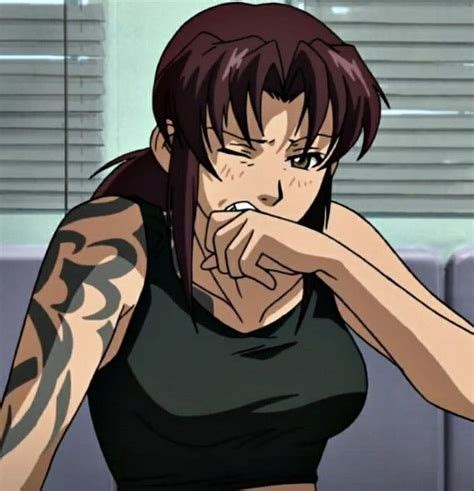 Revy Black Lagoon Tattoo Rolandalupita Black Lagoon Anime Cool