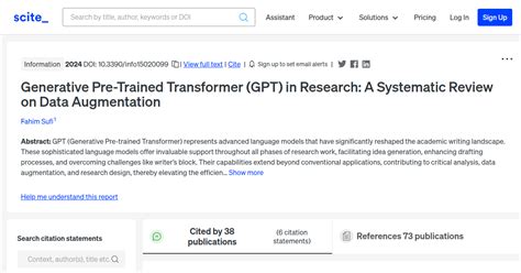 Generative Pre Trained Transformer Gpt In Research A Systematic Review On Data Augmentation
