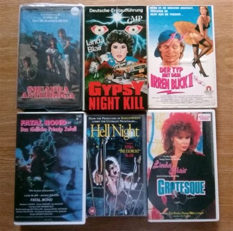 RARE LINDA BLAIR VHS PAL Fatal Bond Grotesque Gypsy Night Kill Hell