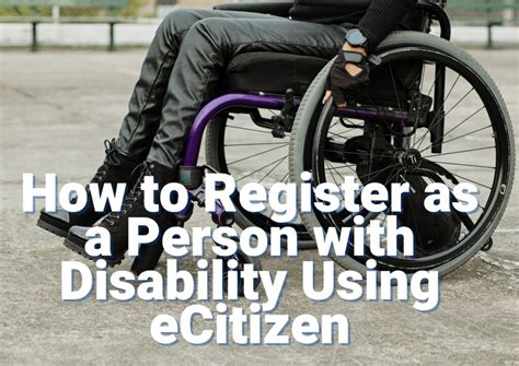 how to register as a person with disability using ecitizen mwash cyber