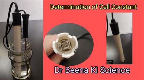 Determination Of Cell Constant Drbeenakiscience Youtube