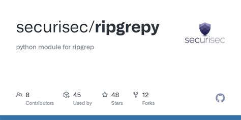 pull requests · securisec ripgrepy · github