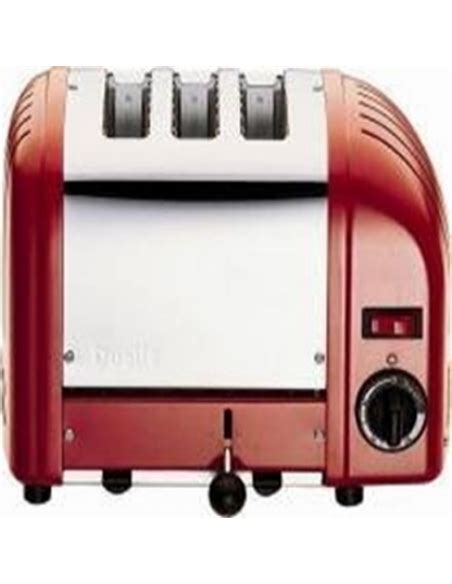 Dualit 3 Slice Vario Toaster Red 30085 Cd323 Next Day Catering
