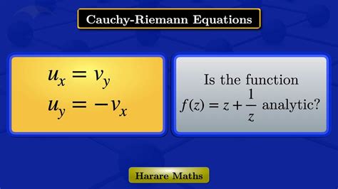 Complex Analysis Analytic Functions Youtube