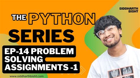 Python 114 First Assignments Youtube