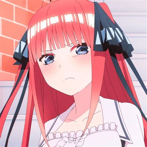 Nino Nakano」【 The Quintessential Quintuplets 】꧂ Gambar Karakter Animasi Gambar