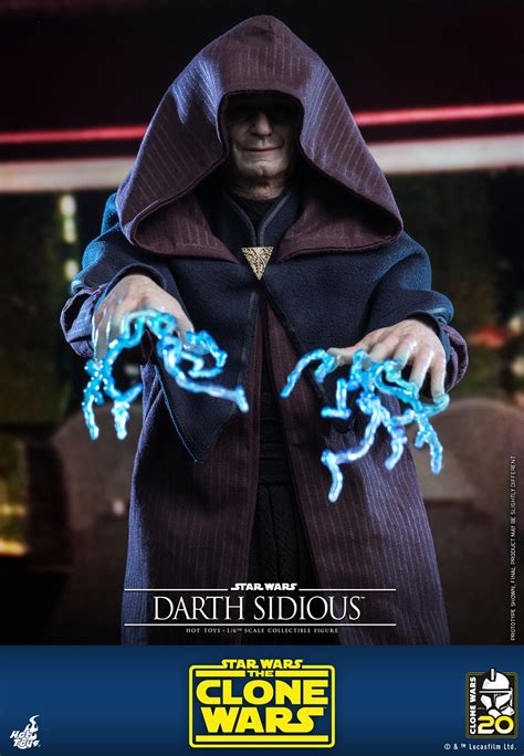 Hot Toys Darth Sidious Figure Star Wars Sixth Scale Limited Collectible