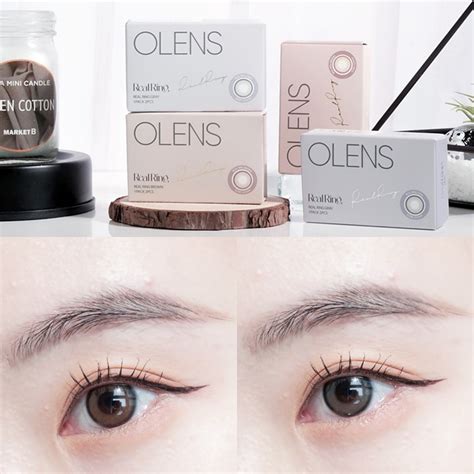 오렌즈 제니렌즈 리얼링 브라운and그레이 솔직리뷰 네이버 블로그