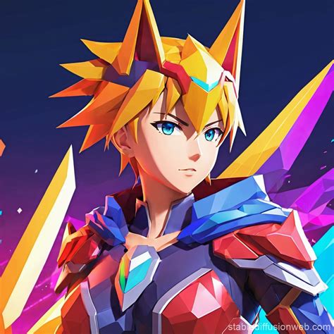 Low Poly Hero Female Wireframe Character In Body Suit Sheet Side And