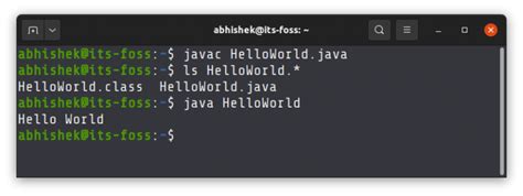 How To Run Java Programs In Ubuntu