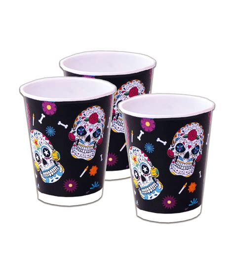 Vasos De Catrina De 220 Ml 8 Unidades Por 1 35