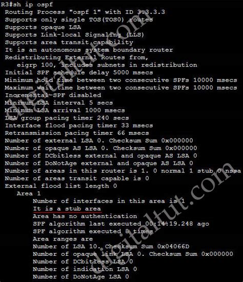 ENCOR Training OSPF LSA Types Lab