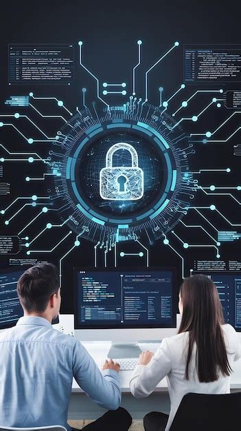 Teamwork Cyber Security And Programming With Business People At