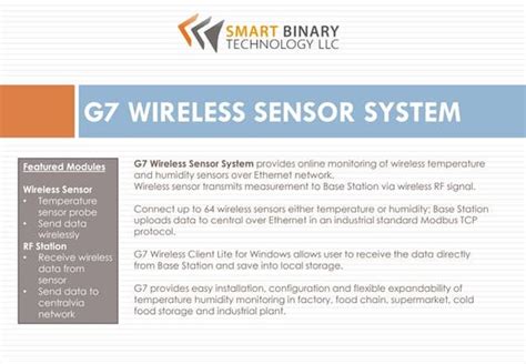 Smart Wireless Temperature Sensor Pdf
