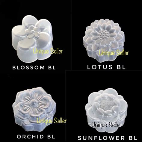 Jual Isi36 Cetakan Puding Mini Blossom Orchid Lotus Sunflower 6 5 Cm