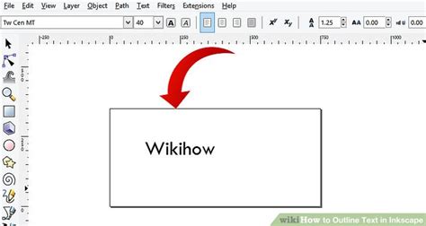 How To Outline Text In Inkscape 12 Steps With Pictures