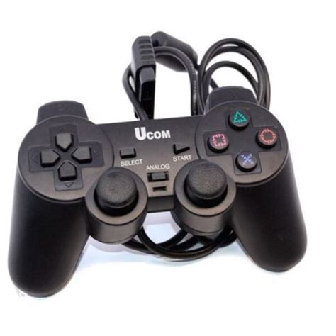 UCOM UC JS704S2 PC Dual Shock Joypad USB Double Controller White Falcon