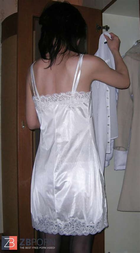 Nylon Half Slides With Nylon Undies Zb Porn