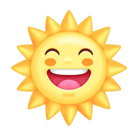 Premium Photo Sun Smile Cartoon