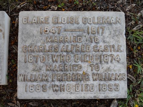 William Frederic Williams 1825 1893 Mémorial Find A Grave