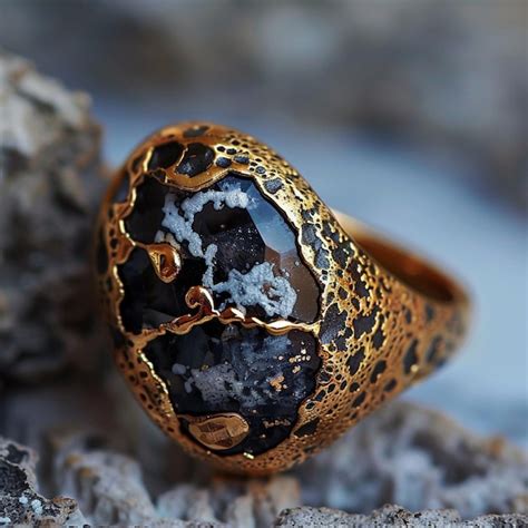 Premium Photo Green Crystal Ring