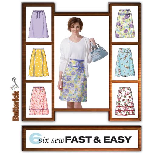 Butterick 4461 Six Sew Fast And Easy