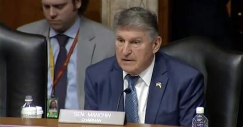 Manchin Blasts White House For Siding With Climate Activists In Natural