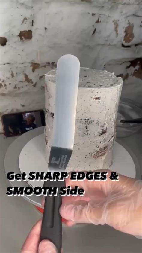 how to get sharp edges and smooth side baking tutorial cake designs