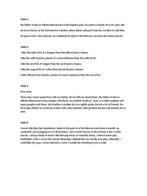 task 1 2 3 4 pdf