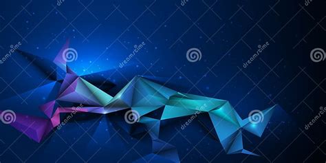 Vector 3d Geometric Polygon Line Triangle Pattern Shape For Wallpaper Or Background