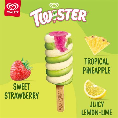 Twister Pineapple Ice Lolly 80ml Tesco Groceries