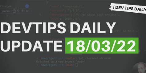Devtips Daily Update 180322 Dev Community