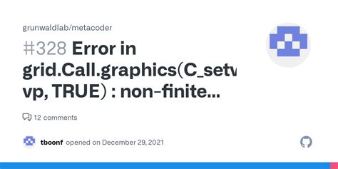 Error In Grid Call Graphics C Setviewport Vp TRUE Non Finite Location And Or Size For