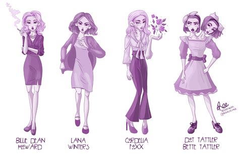 Bette And Dot Drawing