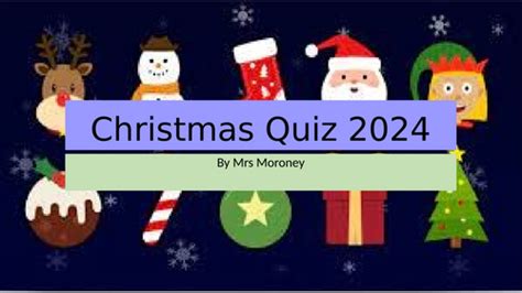 Christmas Quiz 2024 Teaching Resources