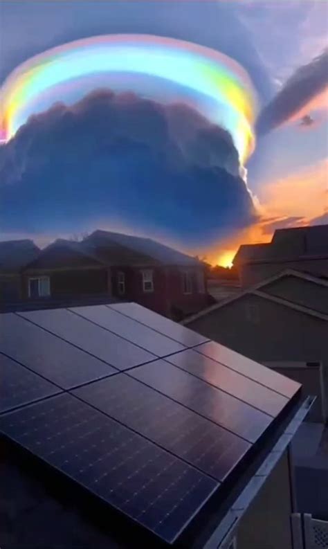 An Iridescent Lenticular Cloud R Meteorology