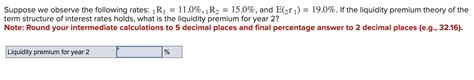Solved Suppose We Observe The Following Rates