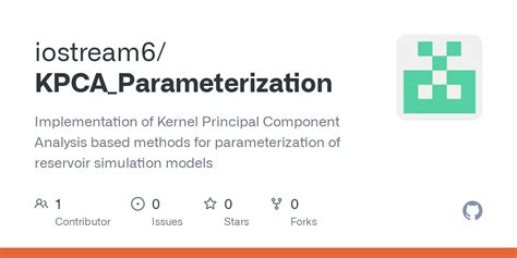 Github Iostream6kpcaparameterization Implementation Of Kernel