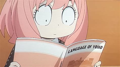 Kyle Anime Scouter On Twitter Anyas Textbook Is Also Language Of Yoiko Everyone Is Learning