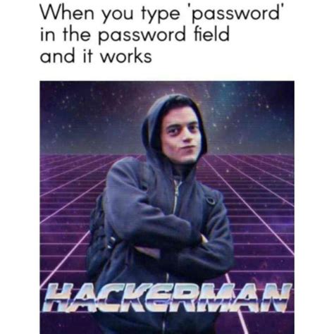 🤣 🤣 🤣 Hackerman R Cybermaterial